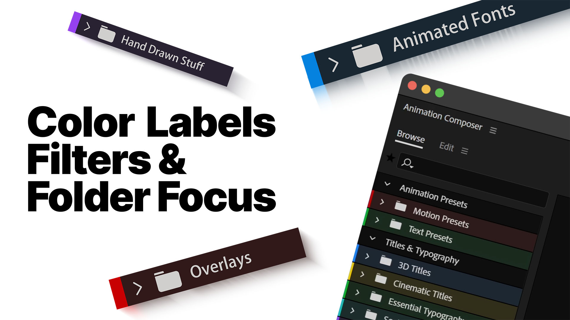 Color Labels, Filters & Focus Mode Mister Horse